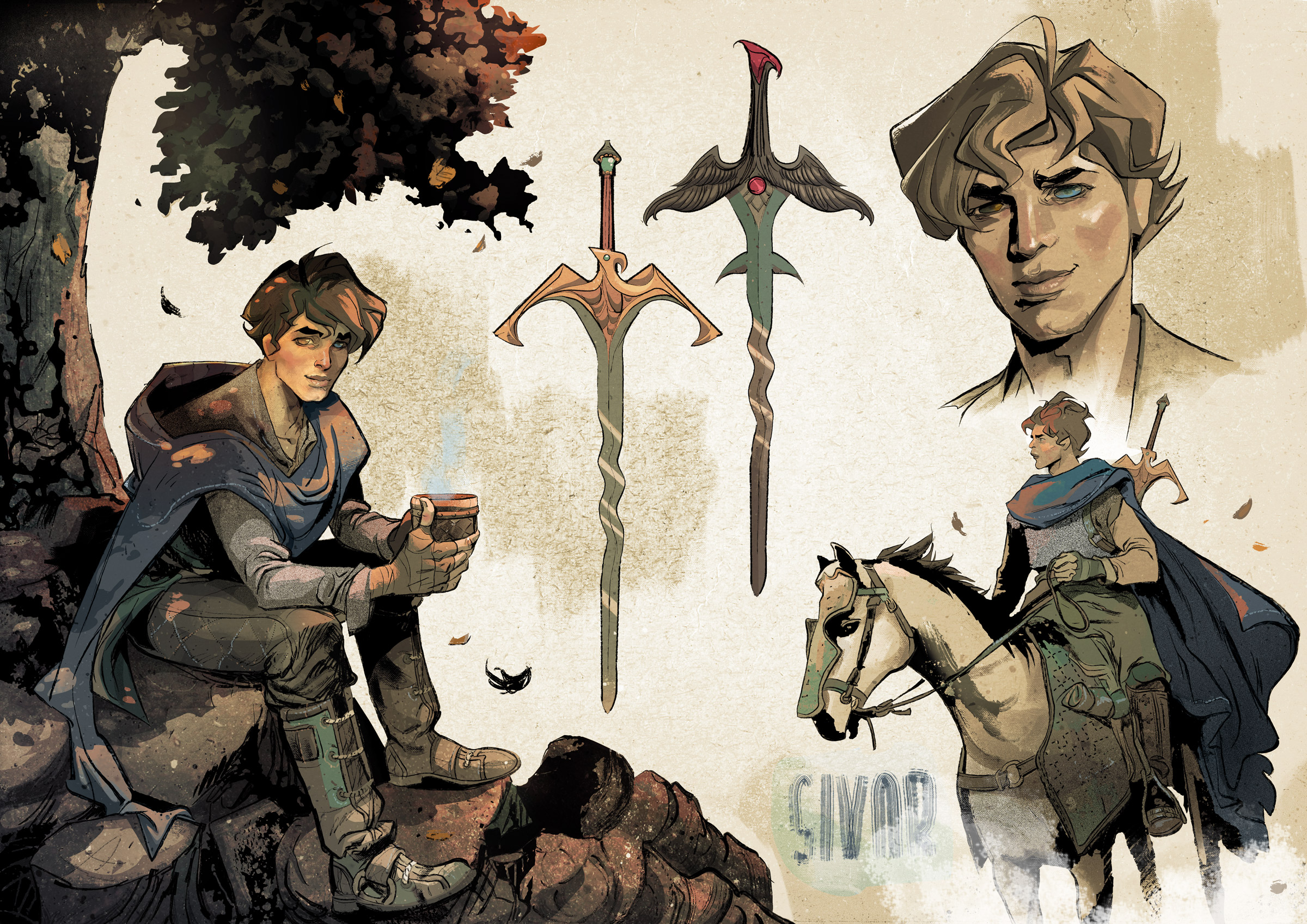 Le chevalier au dragon | Larsh