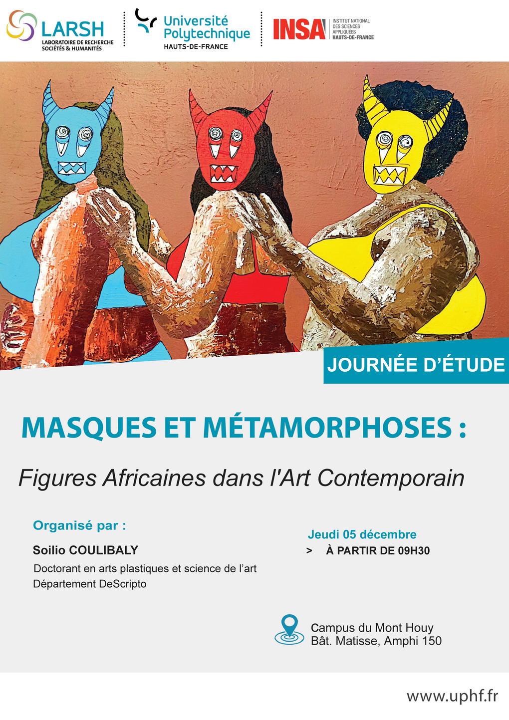 Journée d'étude "Masques et métamorphoses" | Larsh