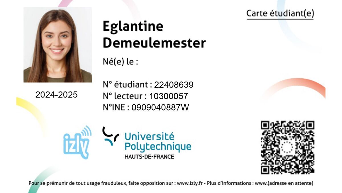 Étudiant | Université Polytechnique Hauts-de-France