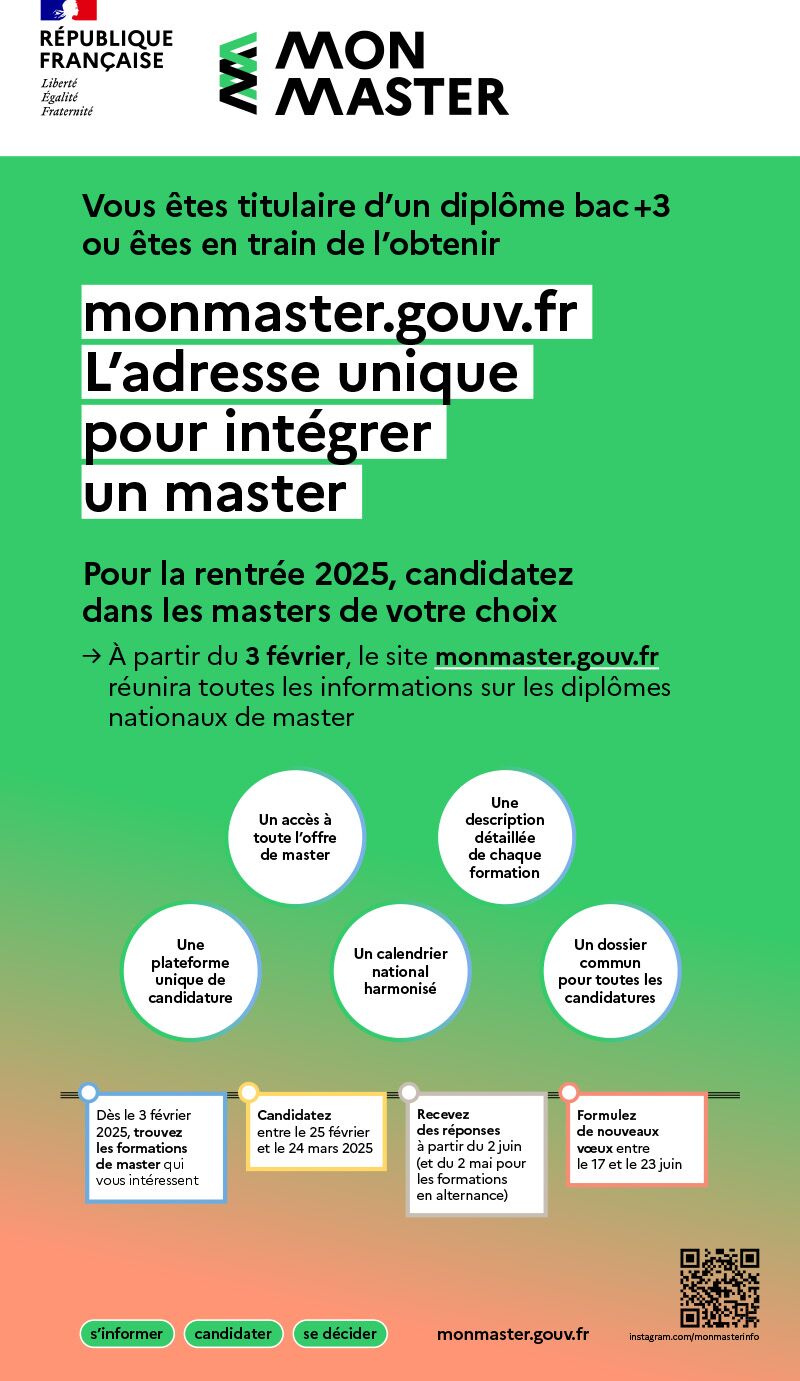 Mon Master 2025 | Université Polytechnique Hauts-de-France