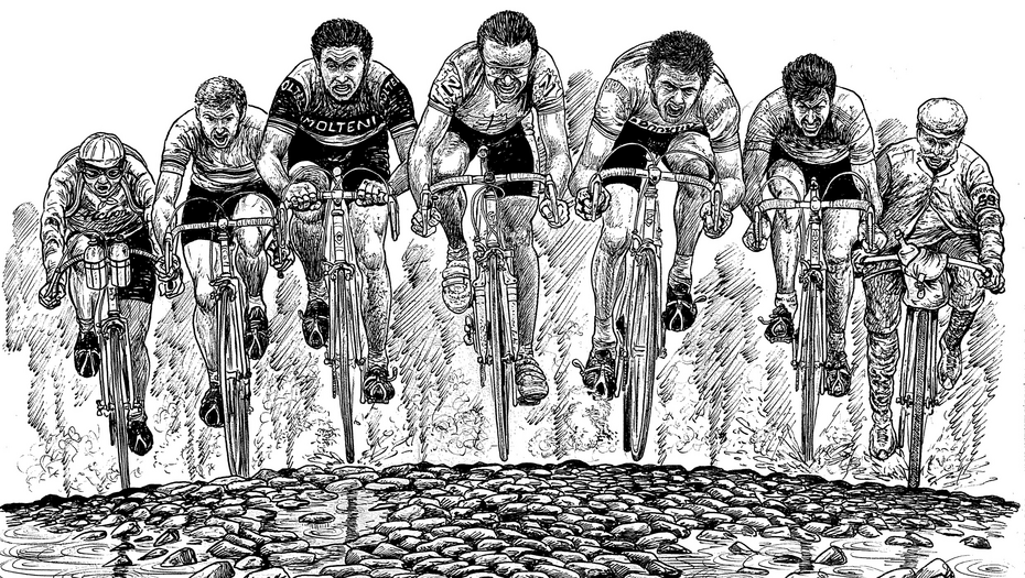 Exhibition "Under the bike, the cobblestones - Images of Paris-Roubaix ...