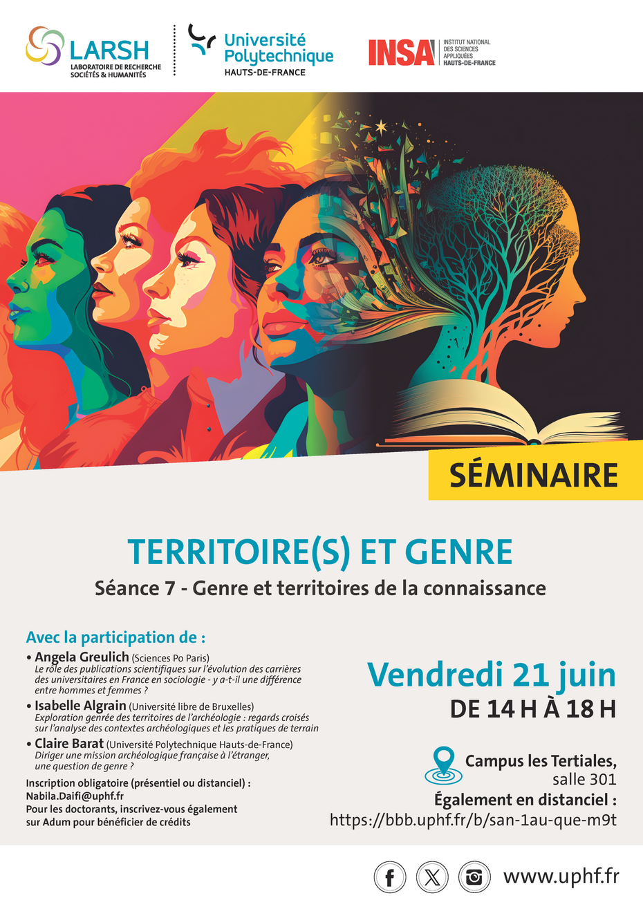 7th session - Territoire(s) et genre seminar: "Gender and territories ...
