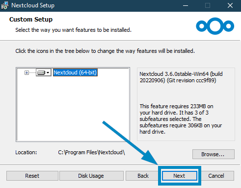 Windows - Installer et configurer Nextcloud [Espace de Documentation]