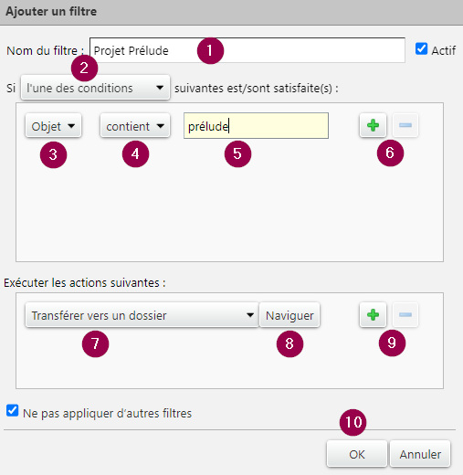 Créer des filtres [Espace de Documentation]
