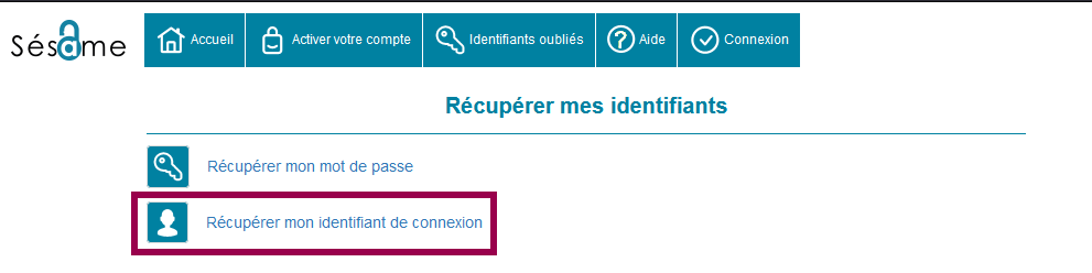 Étudiant - Récupérer son identifiant de connexion [Espace de Documentation]