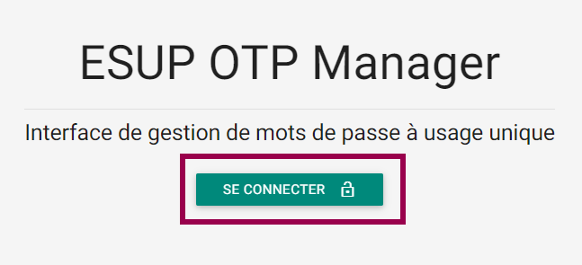Activer la double authentification avec ESUP OTP [Espace de Documentation]