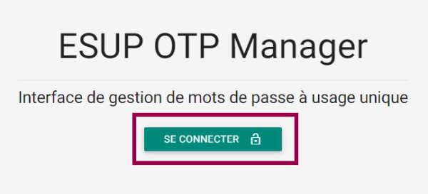 Activer la double authentification avec ESUP OTP [Espace de Documentation]